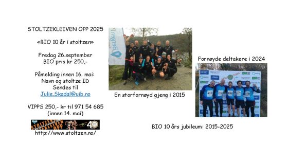 Stoltzen opp uphill race Friday 26. September – sign up! – Nyhetsbrev ...